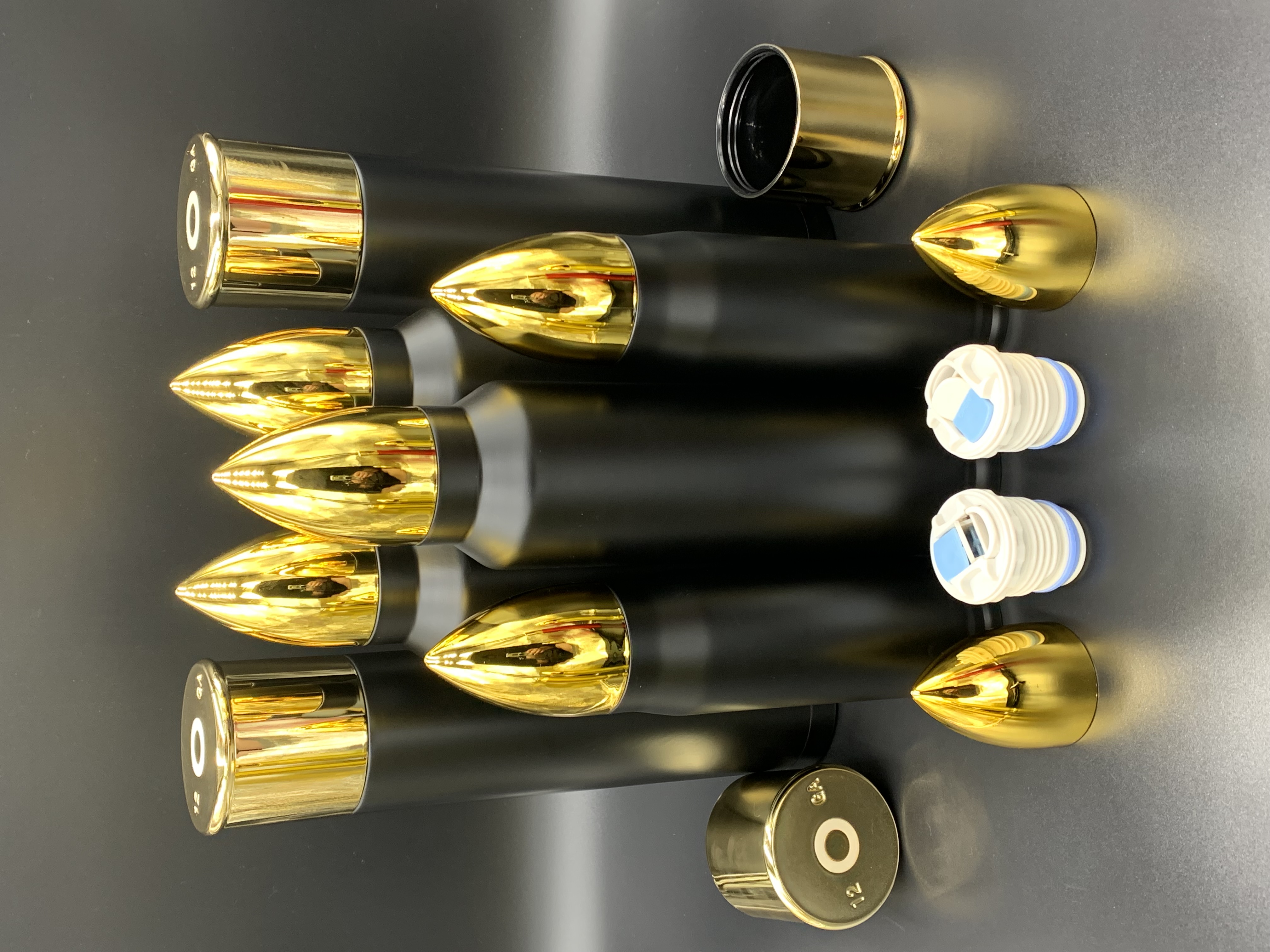 Matte Black Bullet Flasks and Shotgun Shell by Bullet Flask in San ...