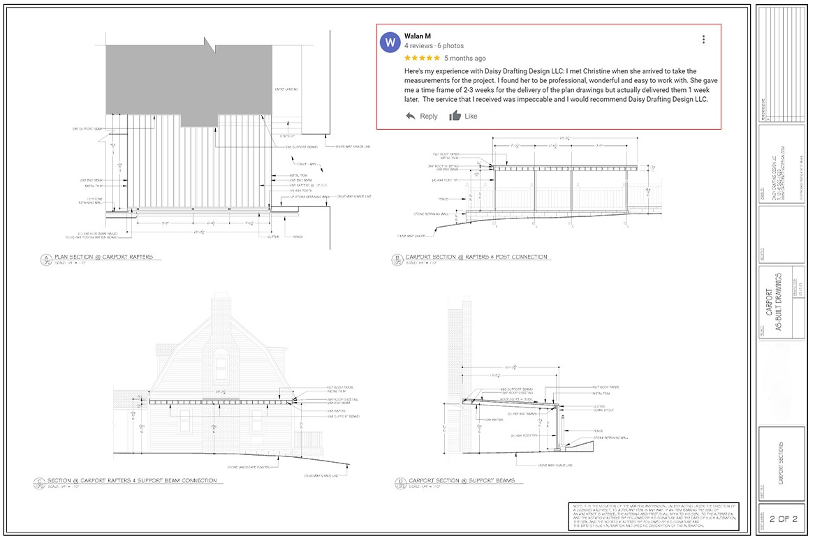 As-Built Drawings for Certificate of Occupancy by Daisy Drafting Design ...