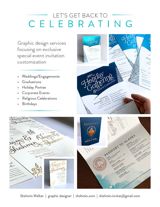 Invitation design by Shahmin Walker :: Graphic Designer :: Illustrator ...