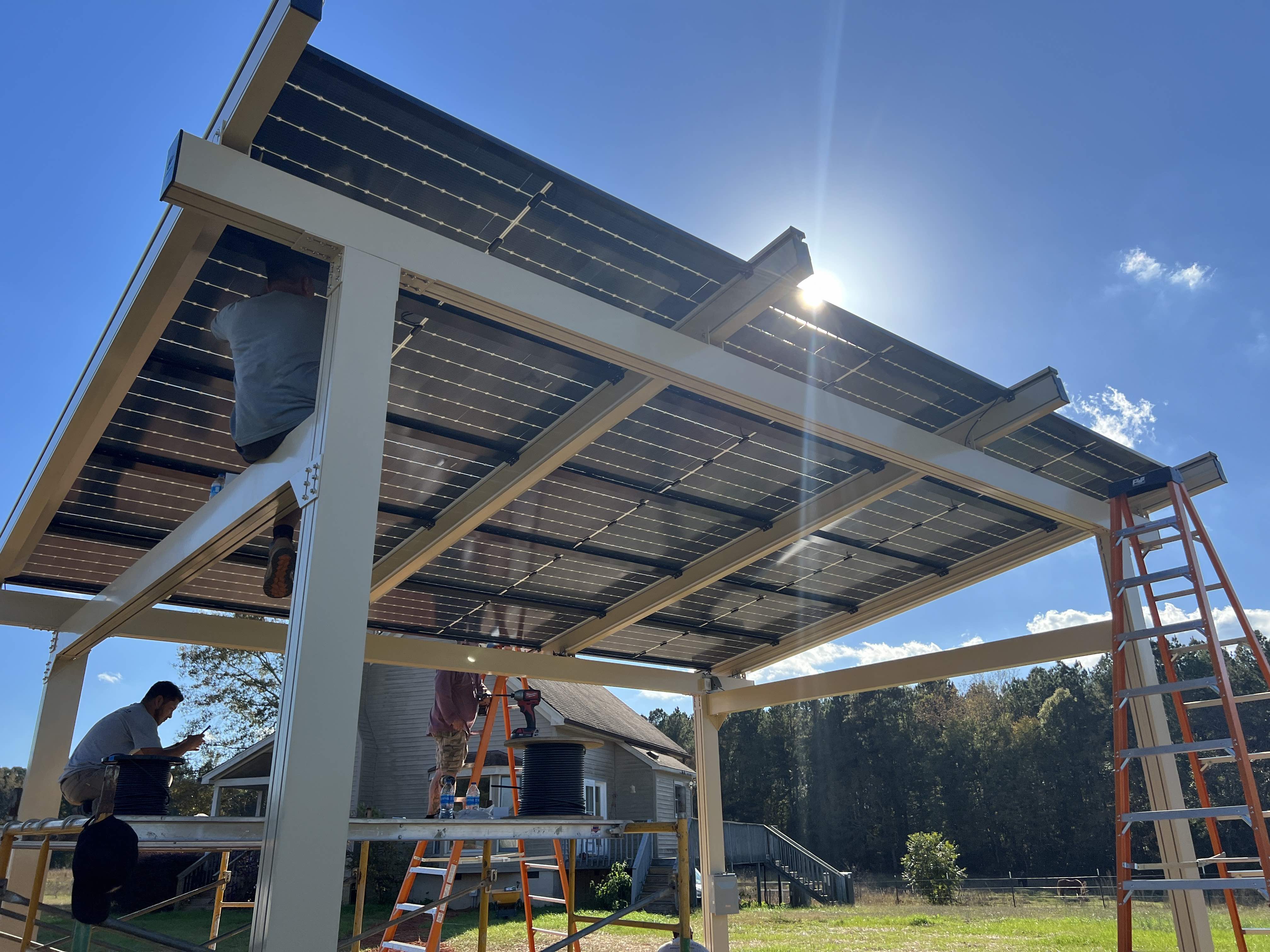 The Only Watertight Solar Canopy by Infinity Rack - Watertight Solar ...