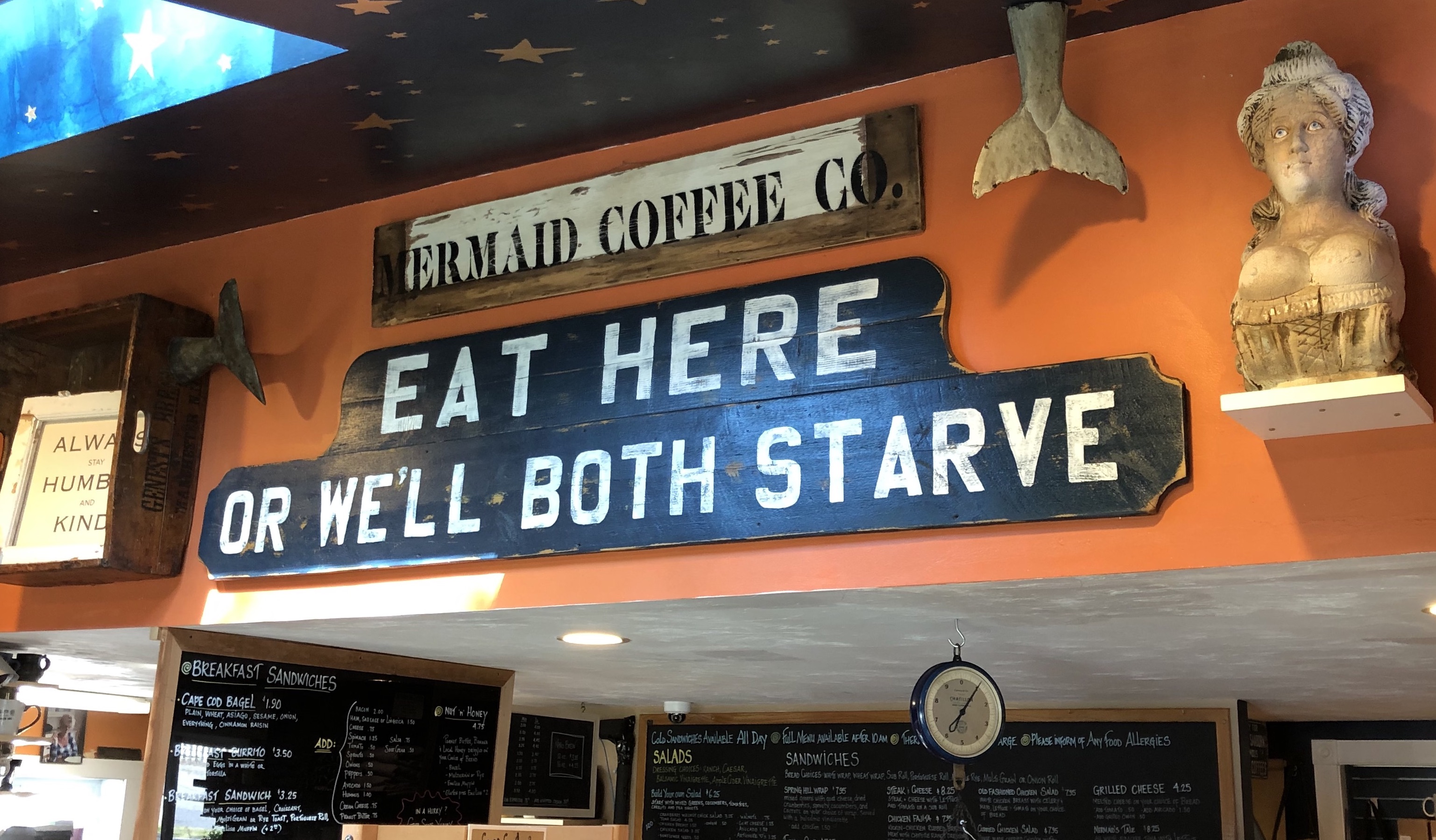 Eat Here Or We’ll Both Starve!