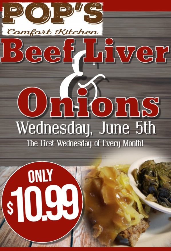 Beef Liver & Onions by Pop's Comfort Kitchen in Bartlett, TN - Alignable