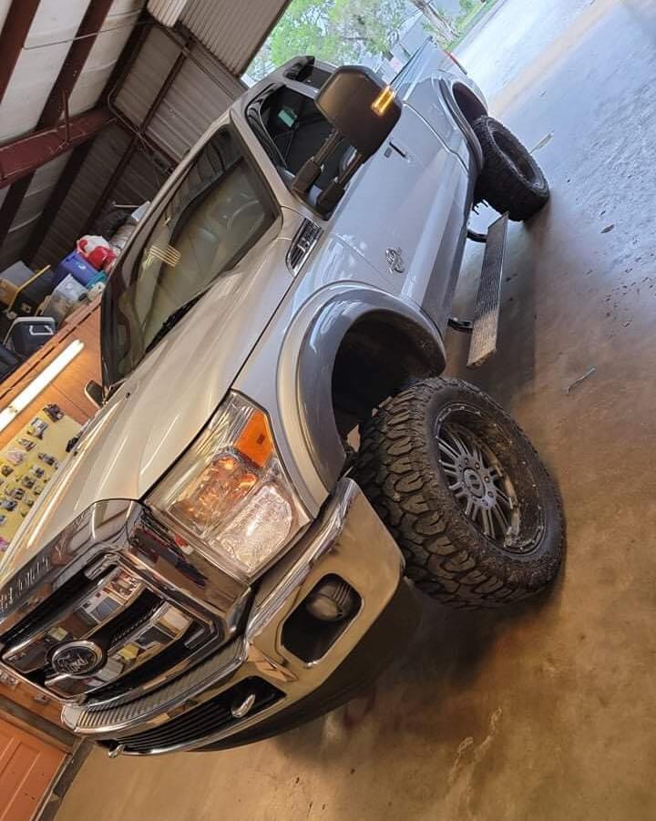 Installed a Sony XAV-AX150 with backup camera in this F-250. by Sound ...