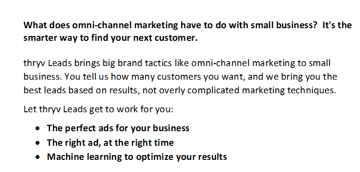 thryv leads with Omni Channel Technology by Elise McGee Business ...