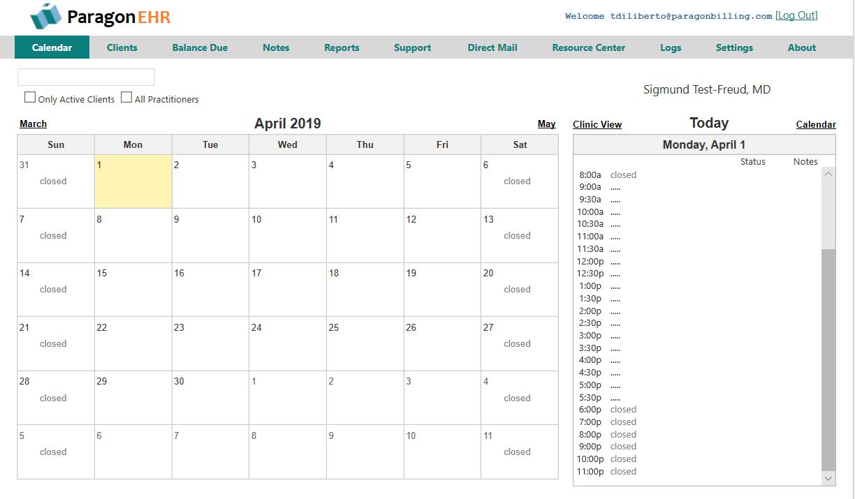 Free EHR Calendar by Paragon Billing in Wilmington, NC - Alignable