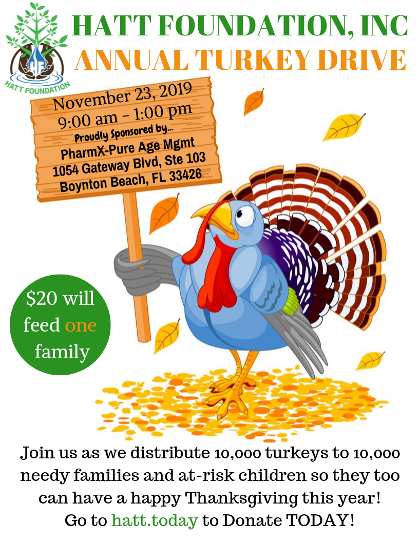 HATT Annual Turkey Drive 2019 by HATT Foundation - Non-profit 501 (c)(3 ...