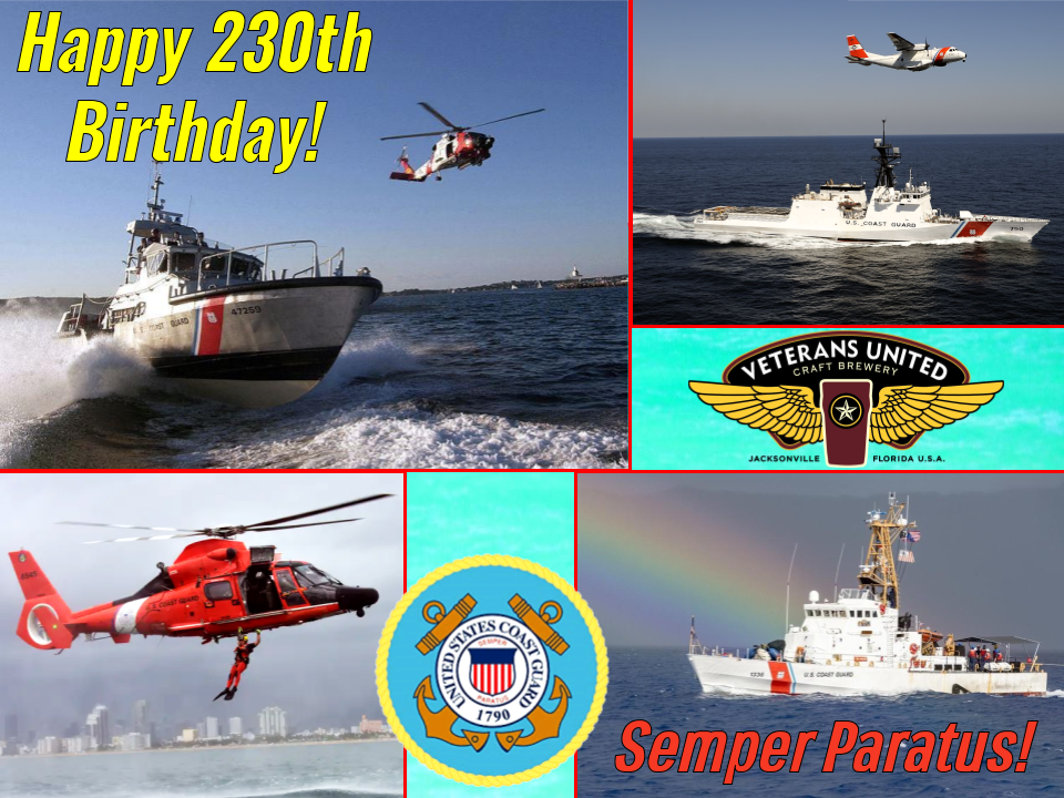 US Coast Guard 230th Birthday by Veterans United Craft Brewery in ...