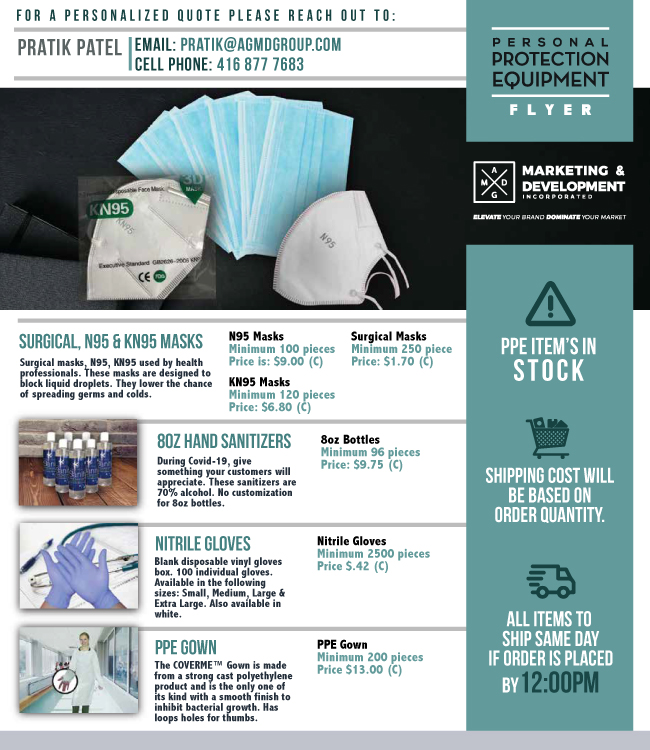 Do you know any resources in Mississauga for PPE (personal protective ...