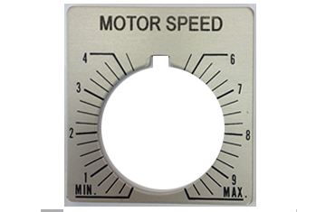 Motor Controls and Push Button Legends by Action Engraving & Signage in ...